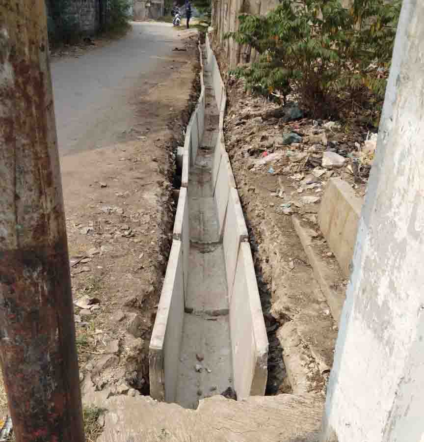 DIMENSI U DITCH BAGIAN DALAM PABRIK ANEKA ALAM ABADI